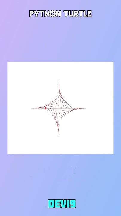 Geometric Animation Using Python Turtle Coding Viral Trending