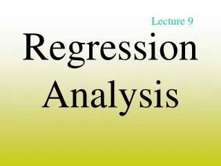 PPT Regression Analysis PowerPoint Presentation Free Download ID 1052097