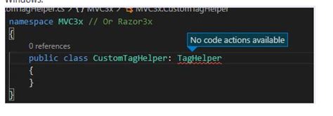 VS Code Using Quick Actions On Projects Does Not Show Usage Directionality Issue