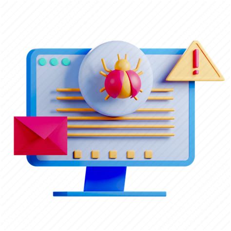 malware spyware antivirus bug 3d illustration download on iconfinder