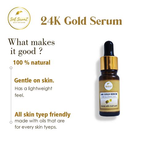 24k Gold Serum Soil Serumz