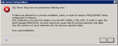 SQL Server Set Up Failure Techyv