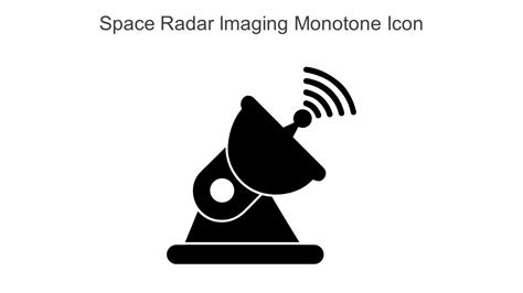 Space Radar Imaging Monotone Icon In Powerpoint Pptx Png And Editable Eps Format Ppt Powerpoint