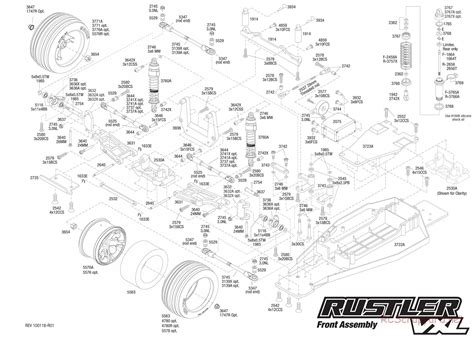 Traxxas Exploded Views Rustler Vxl 3707 • Rcscrapyard Radio