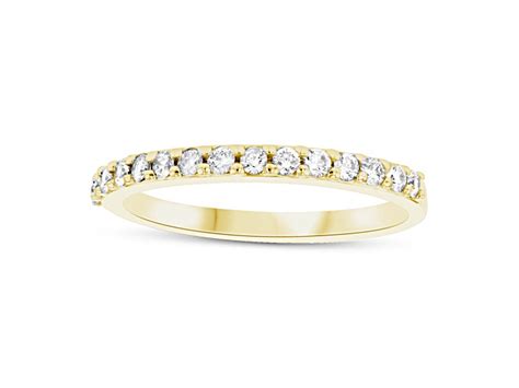 Diamond 14k Yellow Gold Anniversary Style Band Ring 030ctw 17195e Jtv