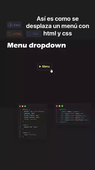 Desplazar Menú En Html Y Css Programacion Css Tutorial Virarl Parati
