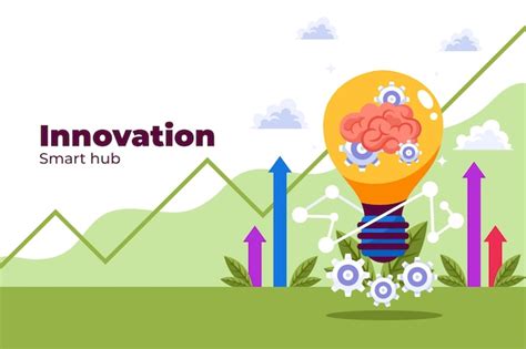 Premium Vector Flat Innovation Background