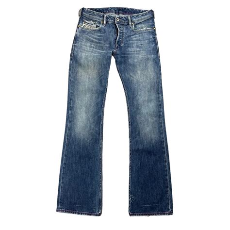 Diesel Diesel Zathan Bootcut Flared Blue Denim Jeans W28l34 Grailed