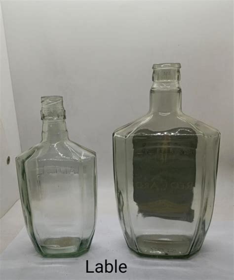 Lable Glass Liquor Bottle Manufacturer Supplier From Firozabad