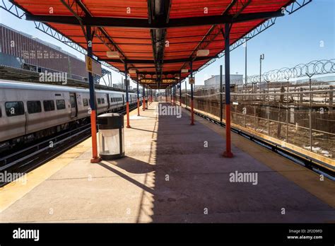 Empty Mets Willets Point Lirr Station In Queens In New York On Thursday February 27 2021