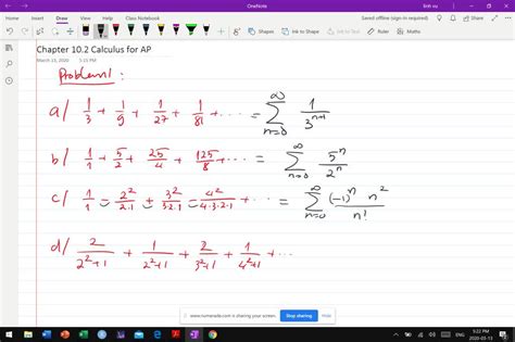 solved find a formula for the general term an not the partial sum of