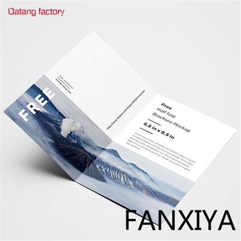 회사 수동 바우처 소책자 오프셋 인쇄 접는 브로셔 필름 라미네이션 차트 용지 사용자 정의 인쇄 서비스 1 피스 잡지