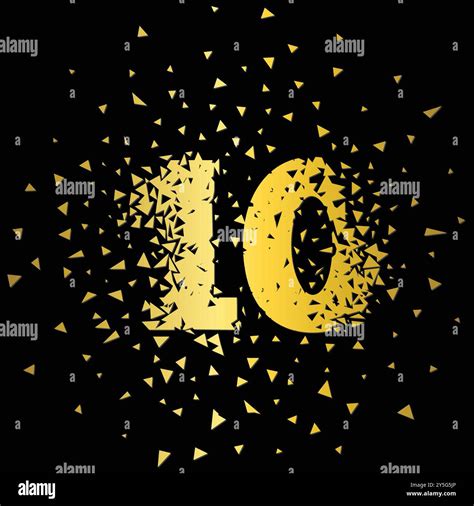 Broken Numbers Explosion Effects Vector And Illustration Stock Vector Image Art Alamy