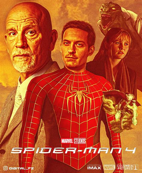 Spider Man 4 Concept Poster Tobey Maguire Raimi By Digitalfz24 On