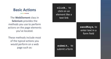 Chapter 3 Selenium Webdriver Overview