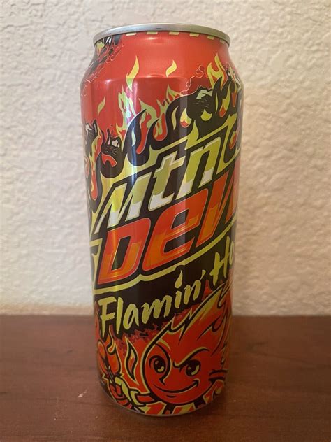 Mountain Dew Flamin Hot Limited Edition Mtn Dew Pack In Hand For Sale