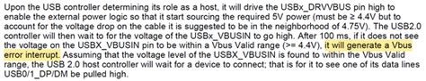 Am3352 Recover From Usb Vbus Error Processors Forum Processors Ti E2e Support Forums