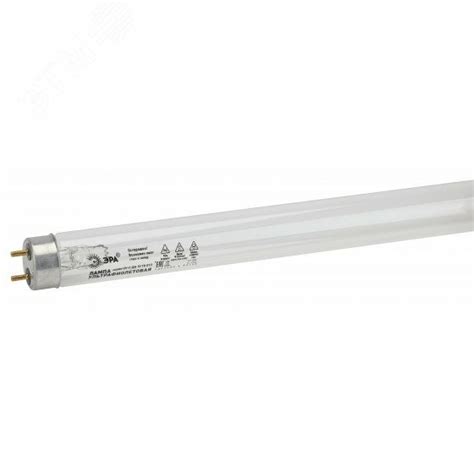 UV-С ДБ 15 Т8 G13 Бактерицидная ультрафиолетовая лампа T8/15W ЭРА ...