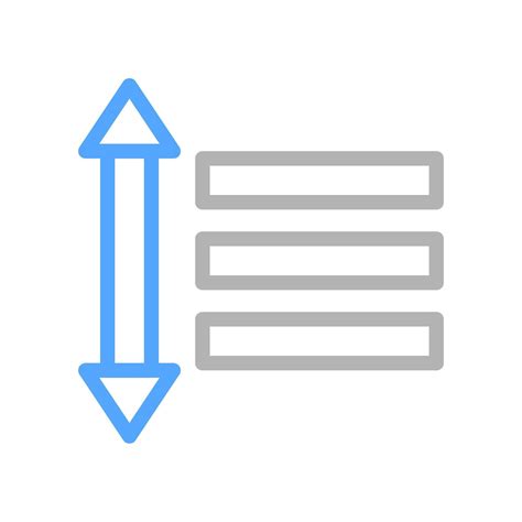 Sorting Icon With Up And Down Arrows Concept Of Organization Order And Arrangement 54471559