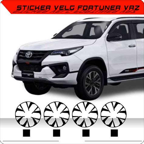 Jual Sticker Velgstiker Delete Silver Pelekvelg Toyota Fortuner Vrz