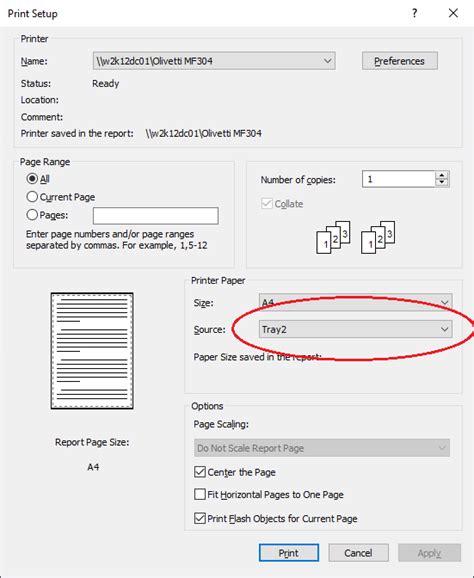 solved cannot print to tray2 using crystal reports sap community