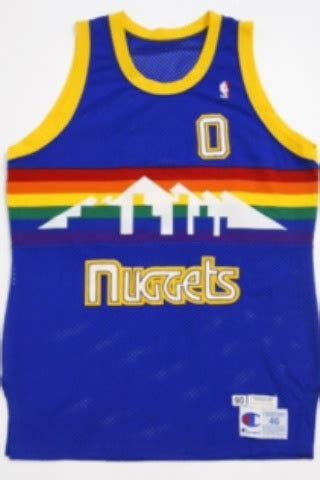Vintage Denver Nuggets Nba Basketball Jersey