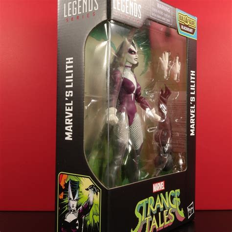 Strange Tales Marvel Legends Marvels Lilith Build A Figure Blackheart Video Review And Images