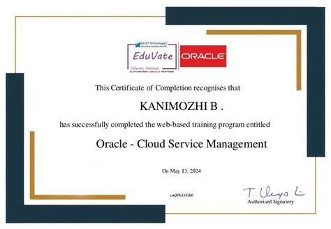 Kanimozhi Baskaran On Linkedin Oraclecloud Clousservicemanagement