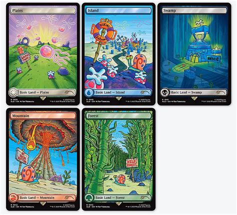 Magic The Gathering X Spongebob Squarepants Secret Lair Drop Is