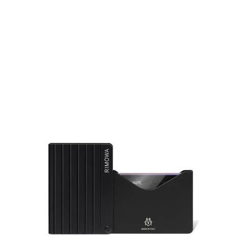 Aluminum Card Holder In Black 52600006 Rimowa
