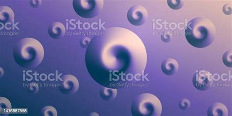 Abstract Gradient Background With Purple Spirals Stock Illustration - Download Image Now ...