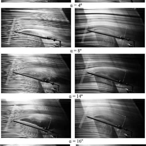 Flow Visualization Photographs Of The 2d Flexible Wing For Different Re Download Scientific