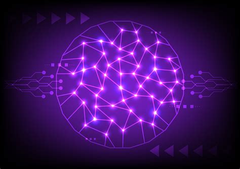 Abstract Technology Geometric Polygon Background Network Connection Structure And Science