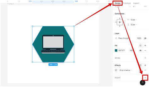 how do i export a vector from figma
