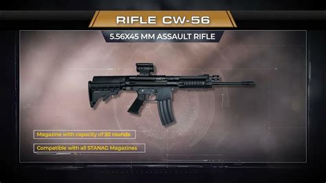 Cw56 Assault Rifle 5 56 Youtube