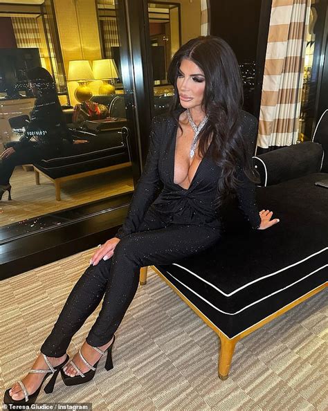 Teresa Giudice Puts On A Very Busty Display Wearing A Sparkling