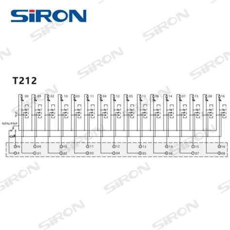 Siron T212 16 Groups Of 3p Interfaces Connection Terminal Block Breakout Board For 2 Wire3