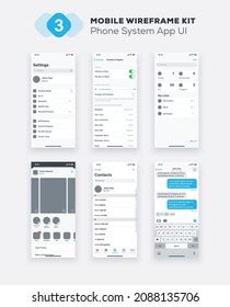 Ecommerce Mobile App Design Ui Ux Stock Vector Royalty Free Shutterstock