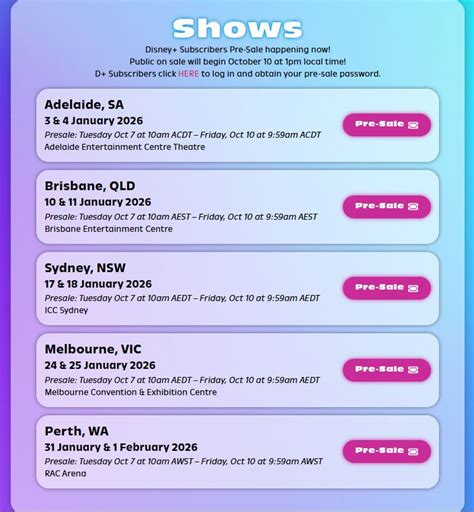 Disney Jr Live On Tour Lets Play Heads To Australia In 2026