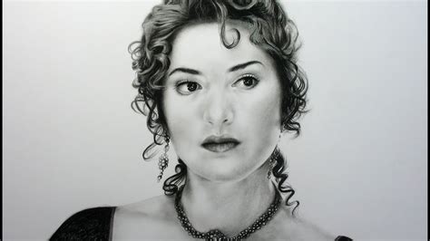 Kate Winslet Titanic Movie Pencil Drawing