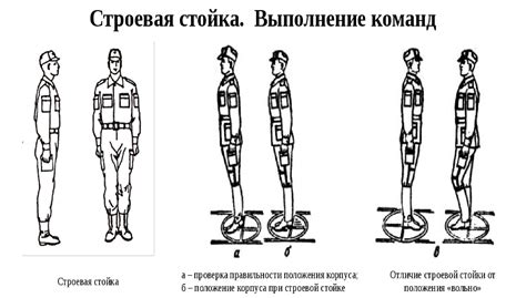 Практика управления строями взвода