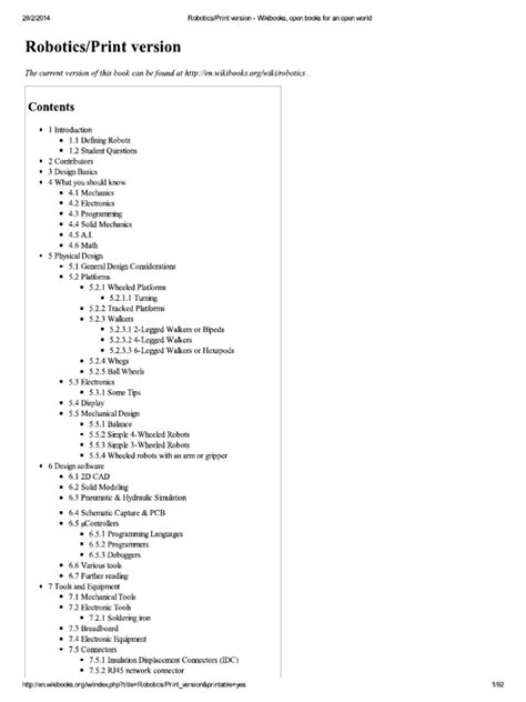 Robotics Print Version Books For An Open World Pdf
