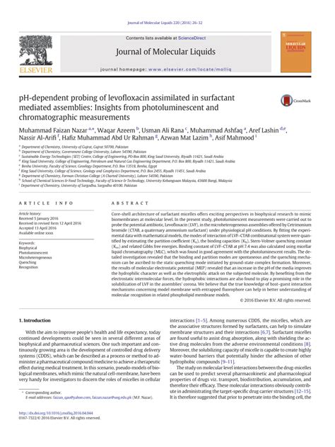 Pdf Spectral Luminescent Properties Of Ph Sensitive Azo Fluorophore