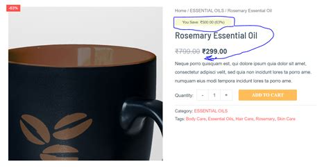 Php Move Custom Saved Amount Below The Price In Woocommerce Simple Products Stack Overflow