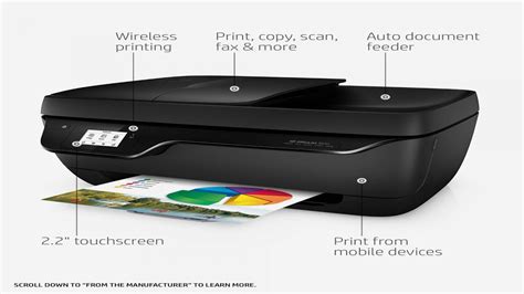Hp Officejet All In One Wireless Printer With Mobile Printing Youtube