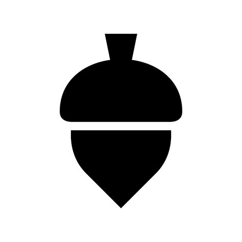 Acorn Icon Vector Symbol Design Illustration 26221455 Vector Art At