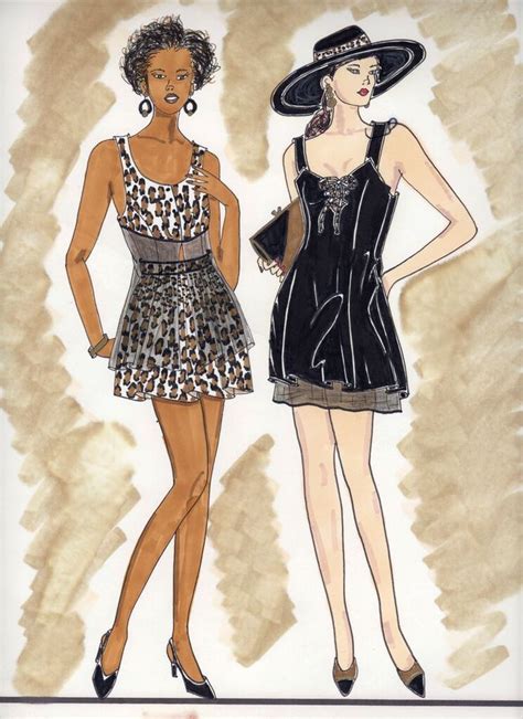 Sketched By Michele Jonice Women Apparel Feminine