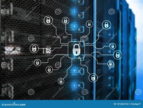 Cyber Security Data Protection Information Privacy Internet And Technology Concept Stock