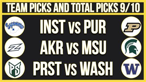 Free College Football Picks And Predictions Today 9 10 22 Ncaaf Picks Ncaaf Betting Tips Youtube