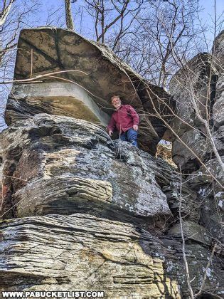 Exploring Ticklish Rock In Sullivan County Pa Bucket List